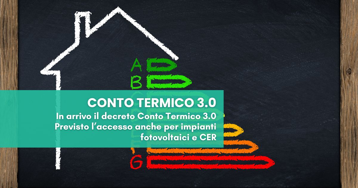 Conto Termico 3.0 impianti fotovoltaici