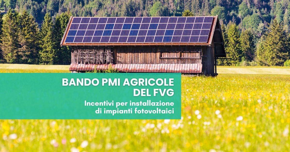 Bando PMI agricole per la regione Friuli Venezia Giulia